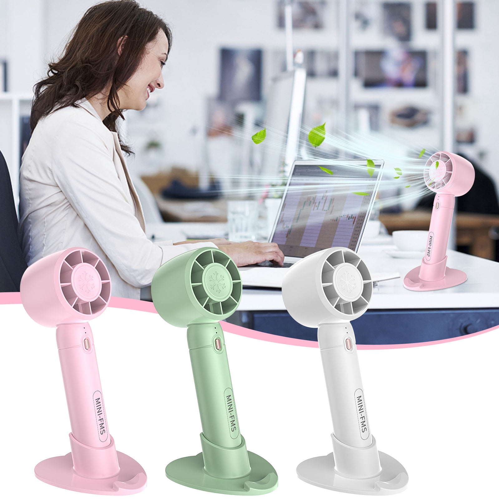 Steep Savings, Small Fan Handheld Portable, Dormitory Mini Desktop ...