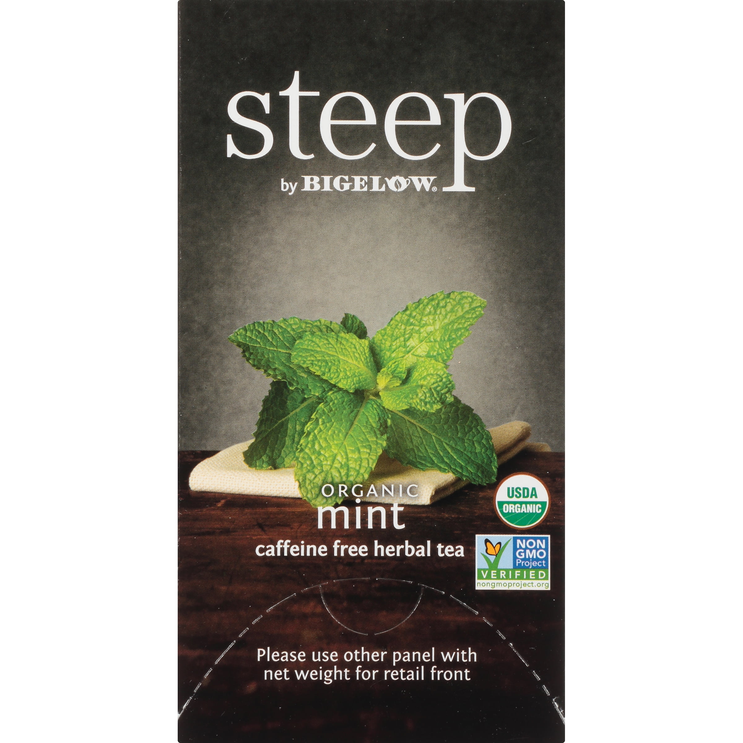 Bigelow RCB17709 1.41 oz. Tea Bag Mint Steep Tea (20/Box) - Walmart.com