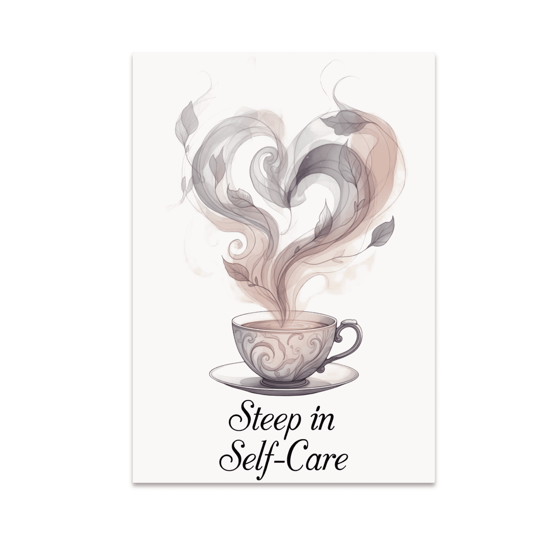 Steep in Self-Care Tea Art - Tea Lover - 13x19 Poster Print - Walmart.com