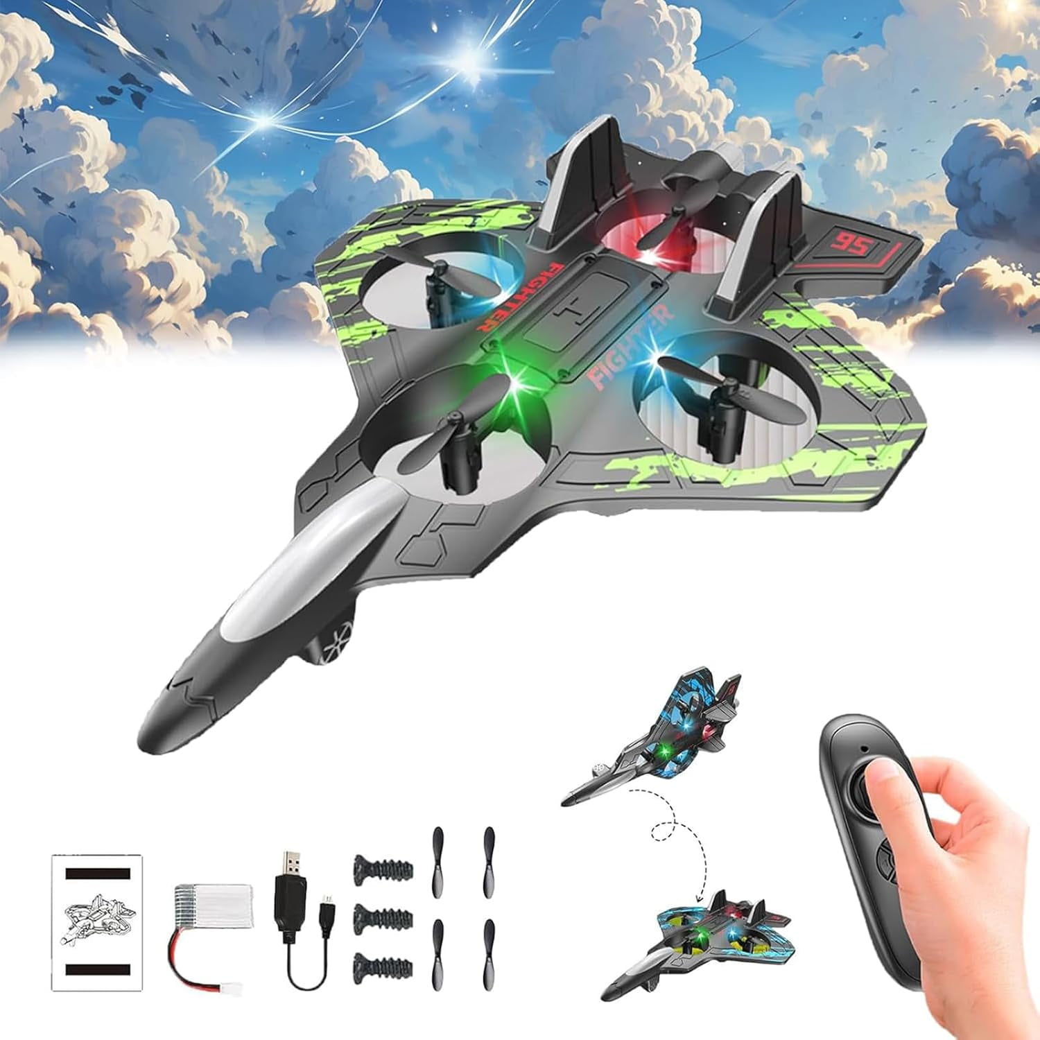 Steer Falcon Rc Airplane, 22.4ghz Remote Control Steer Falcon Airplane ...