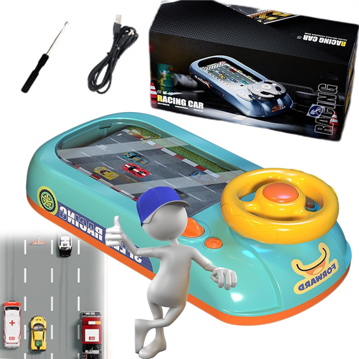 Toy Steering Wheel Racing Adventure Car Steering Wheel Toy,2025 New ...