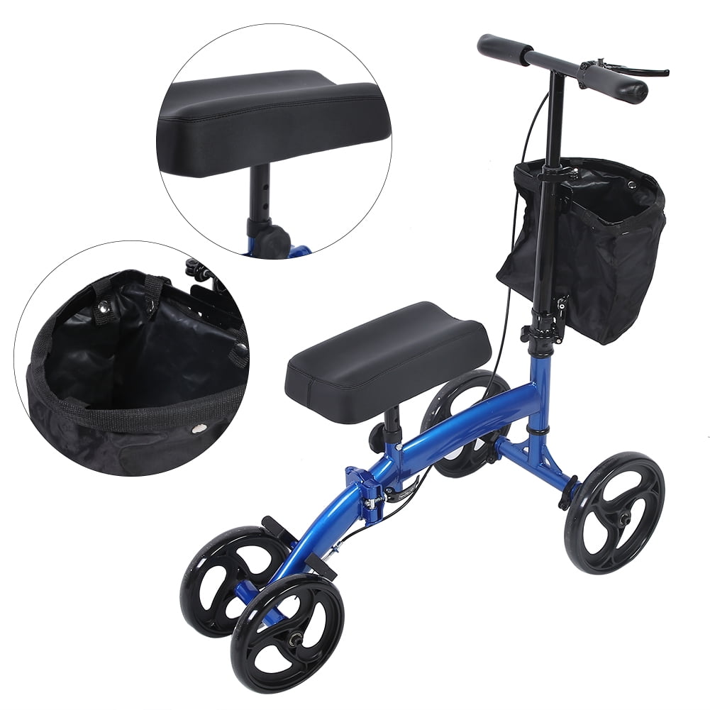 Steerable Knee Walker, Foldable Foot Injury Recovery Knee Walker Leg ...