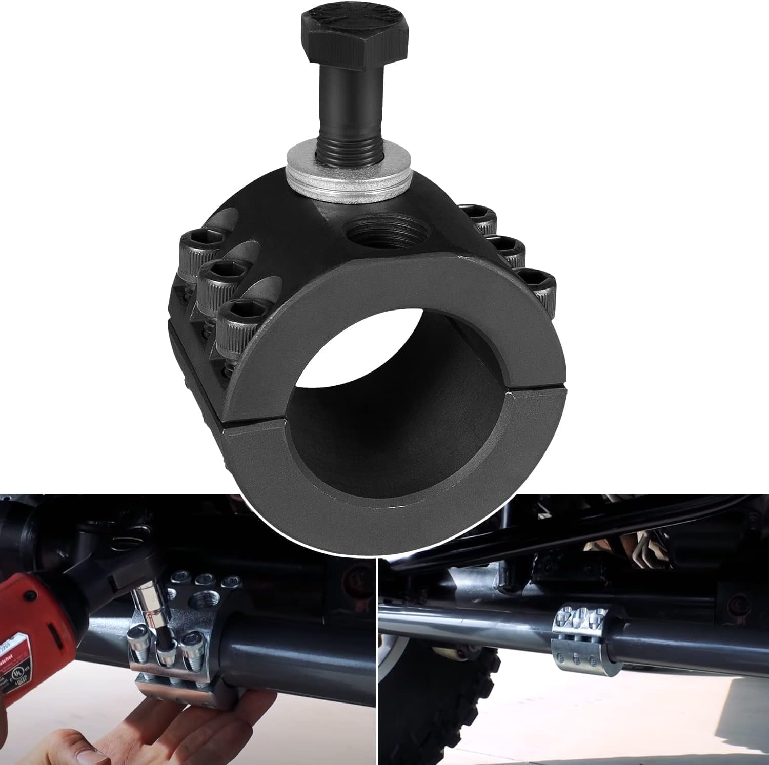 Steering Stabilizer Tie Rod Clamp (1-5/8" OD tube) 4050-63 Fits for ...