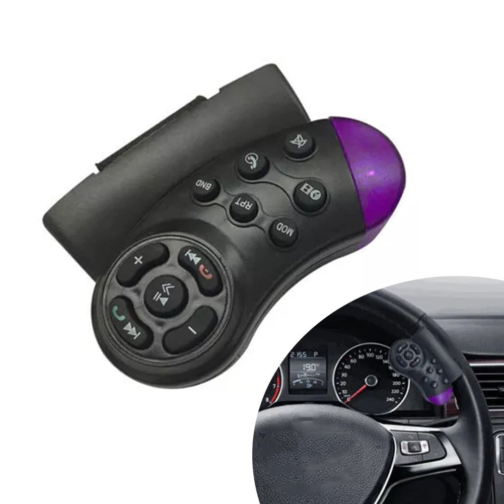 Steering Wheel Button Remote Control Portable Car Navigation Multimedia Player - Walmart.com
