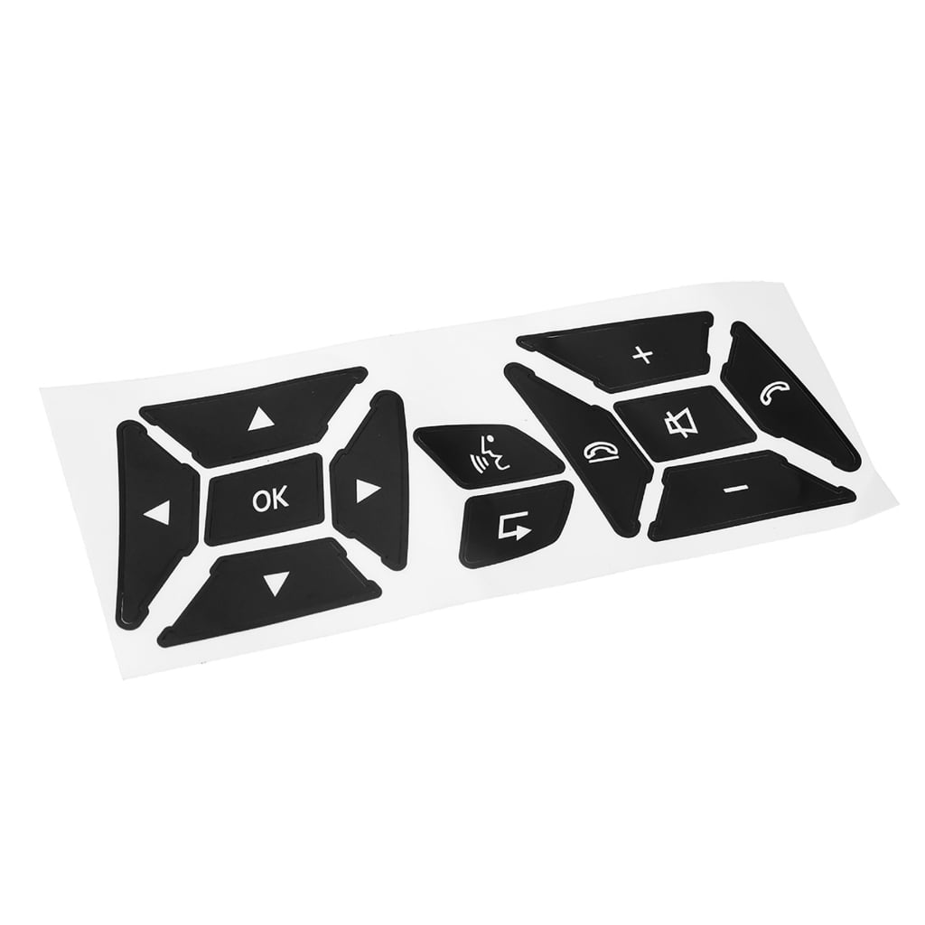 Steering Wheel Button Trim Cover Repair Decals Replacement Stickers for ...