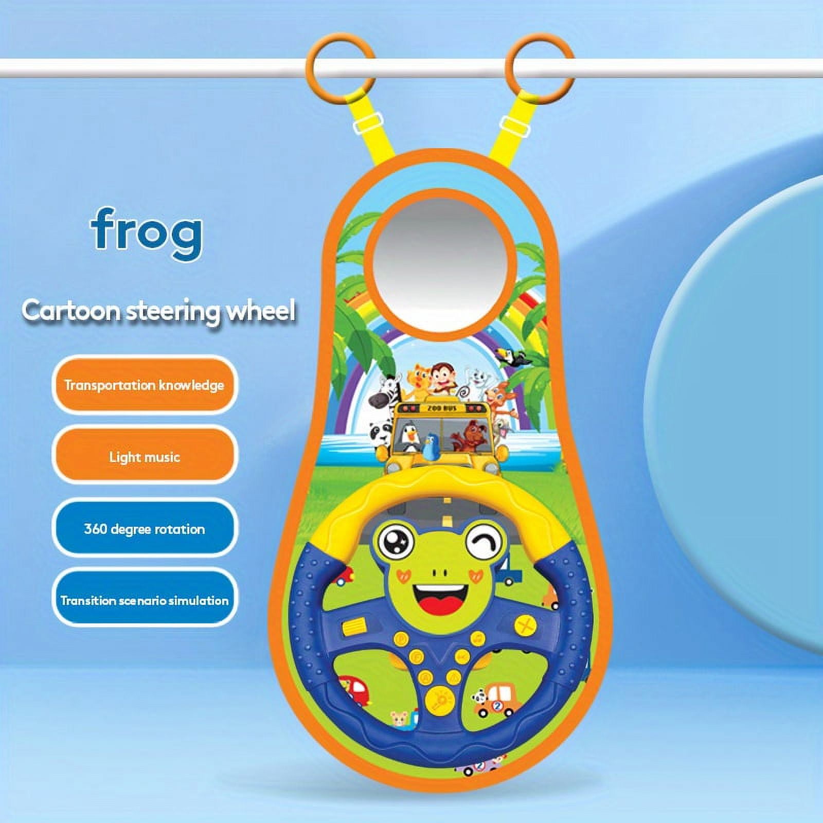 Steering Wheel Children's Educational Simulation Simulation Driver Baby ...