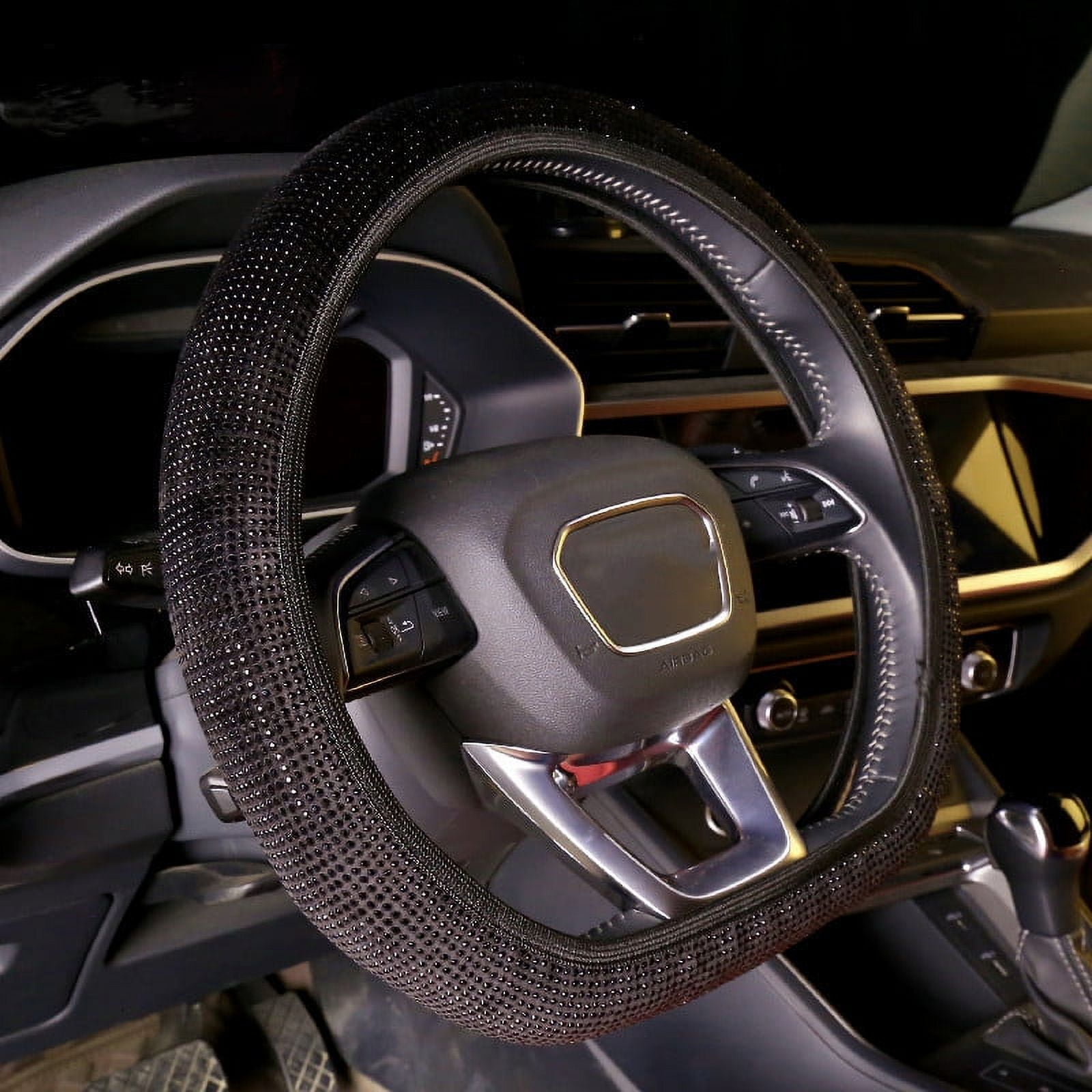 Steering Wheel Cover Glitter, Crystal Diamond Steering Wheel Cover for ...