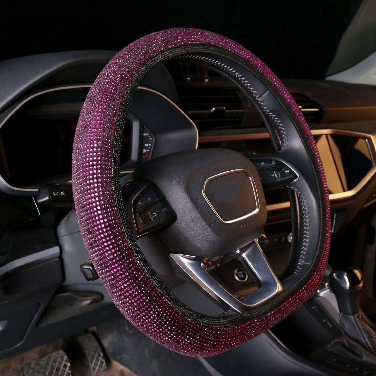 Steering Wheel Cover Glitter, Crystal Diamond Steering Wheel Cover for ...
