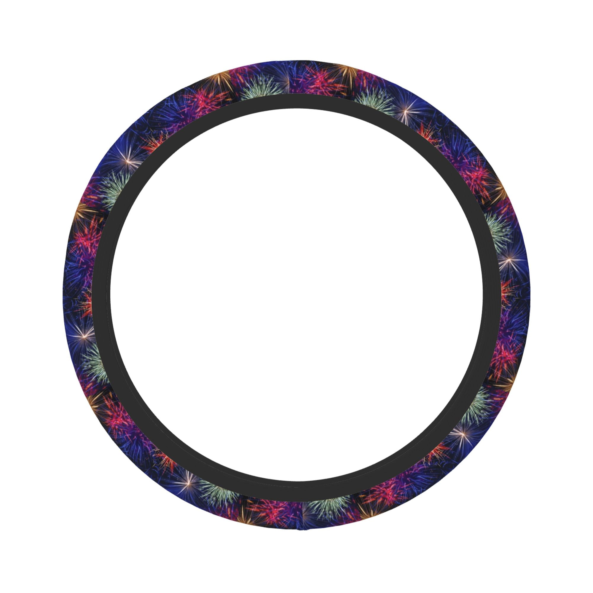 Steering Wheel Covers Blue And Red Colored Wallpaper Elastic Skidproof ...