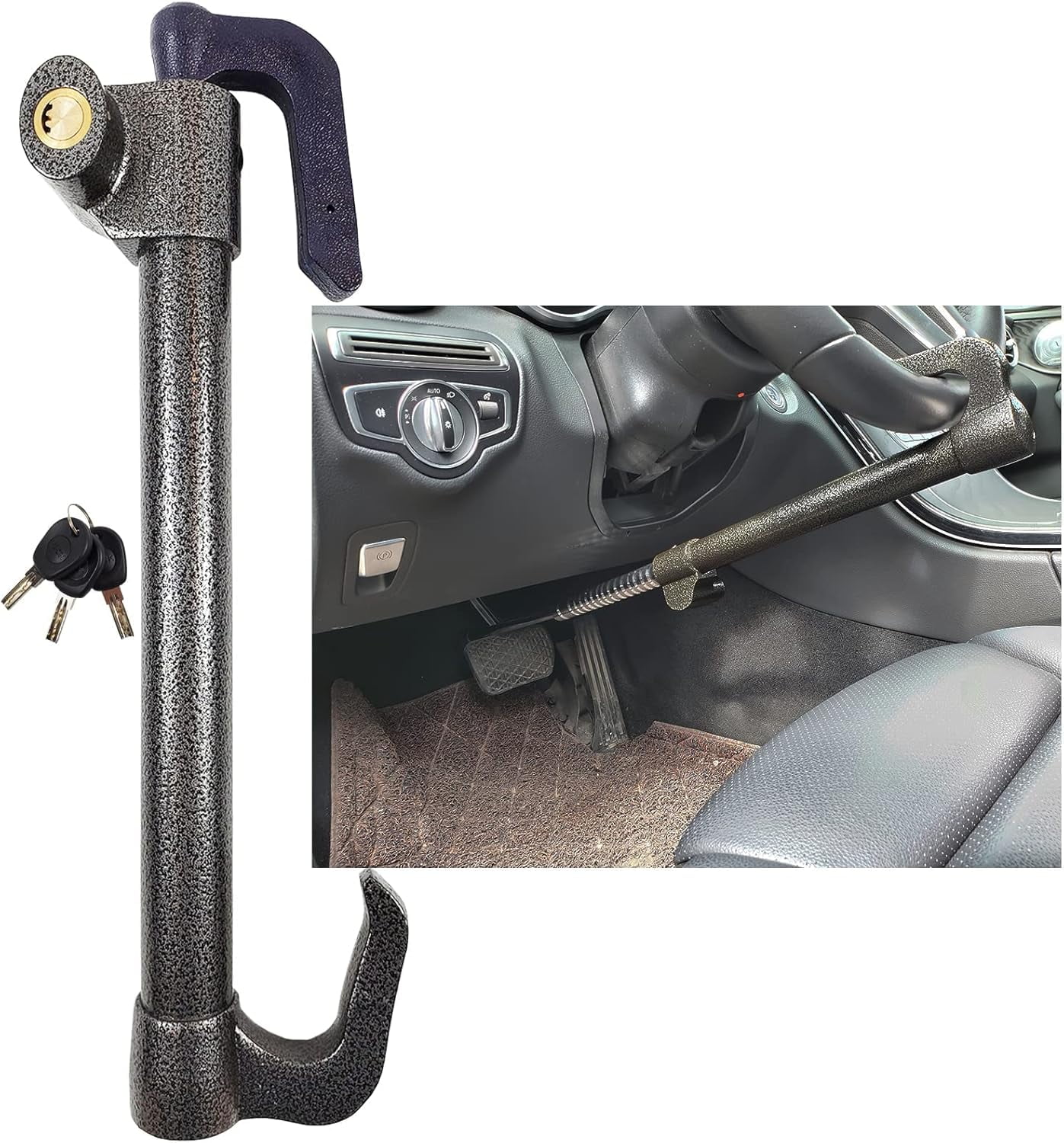 Steering Wheel Lock Anti-Theft Device, Anti Theft Car Device, Car Lock ...