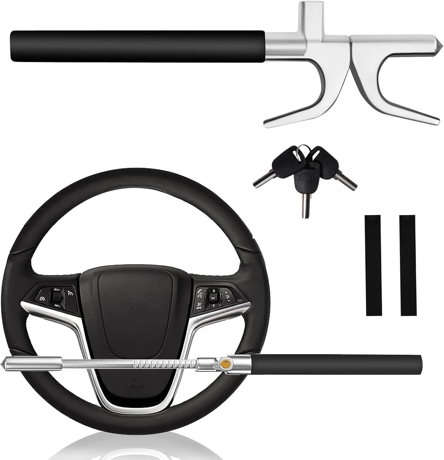 Steering Wheel Lock Anti-Theft Device,Car Steering Wheel Lock with ...