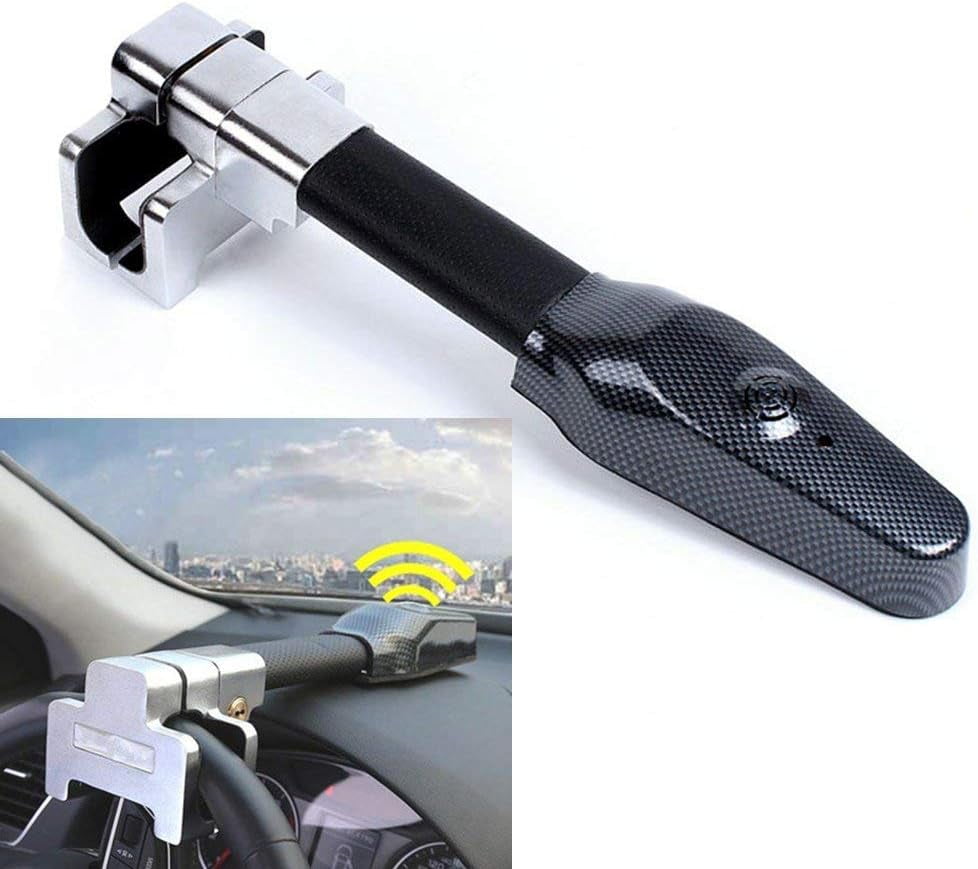 Steering Wheel Lock Anti-Theft Device with Alarm Security Car Anti ...