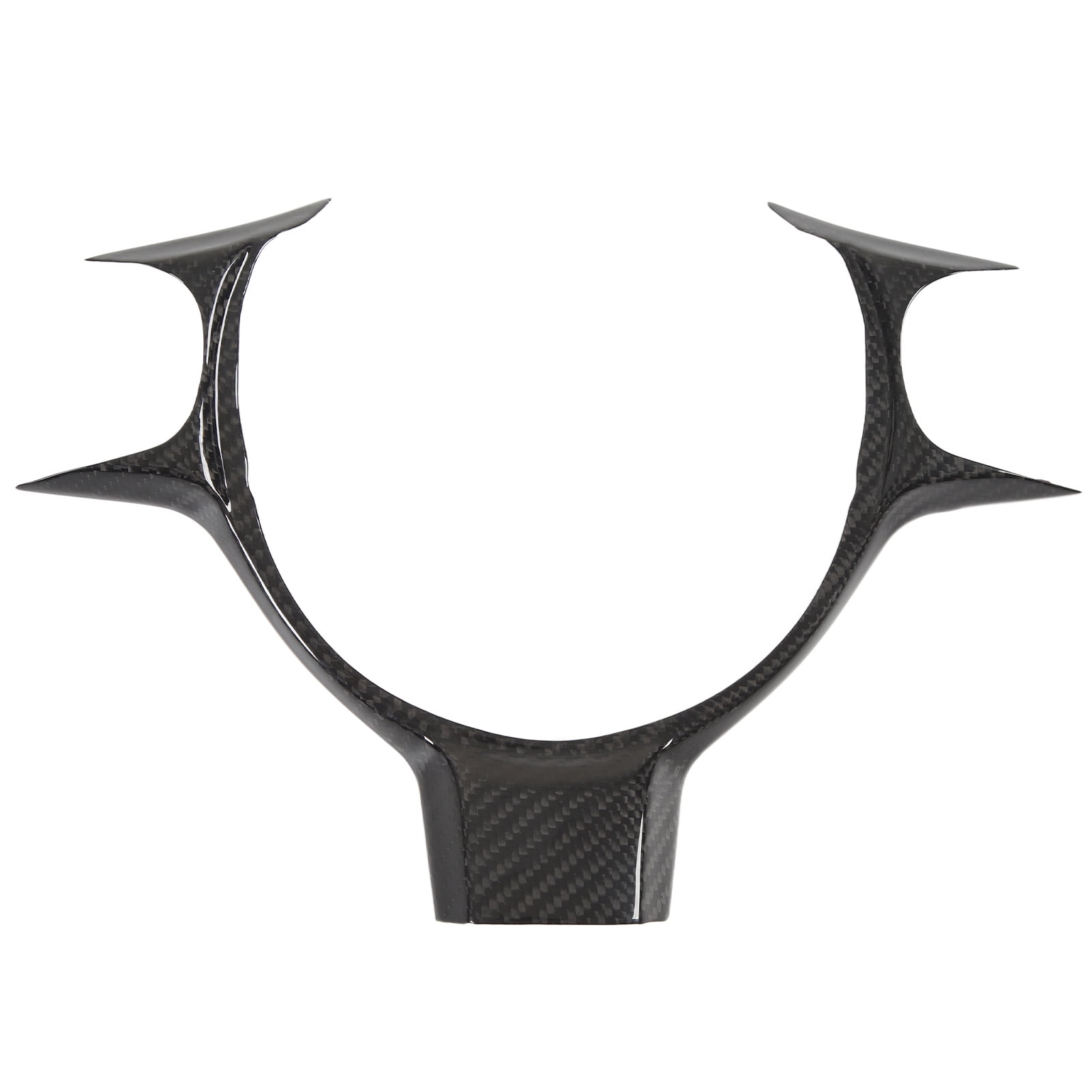 Steering Wheel Panel Frame Trim Carbon Fiber Steering Wheel Frame Decor ...