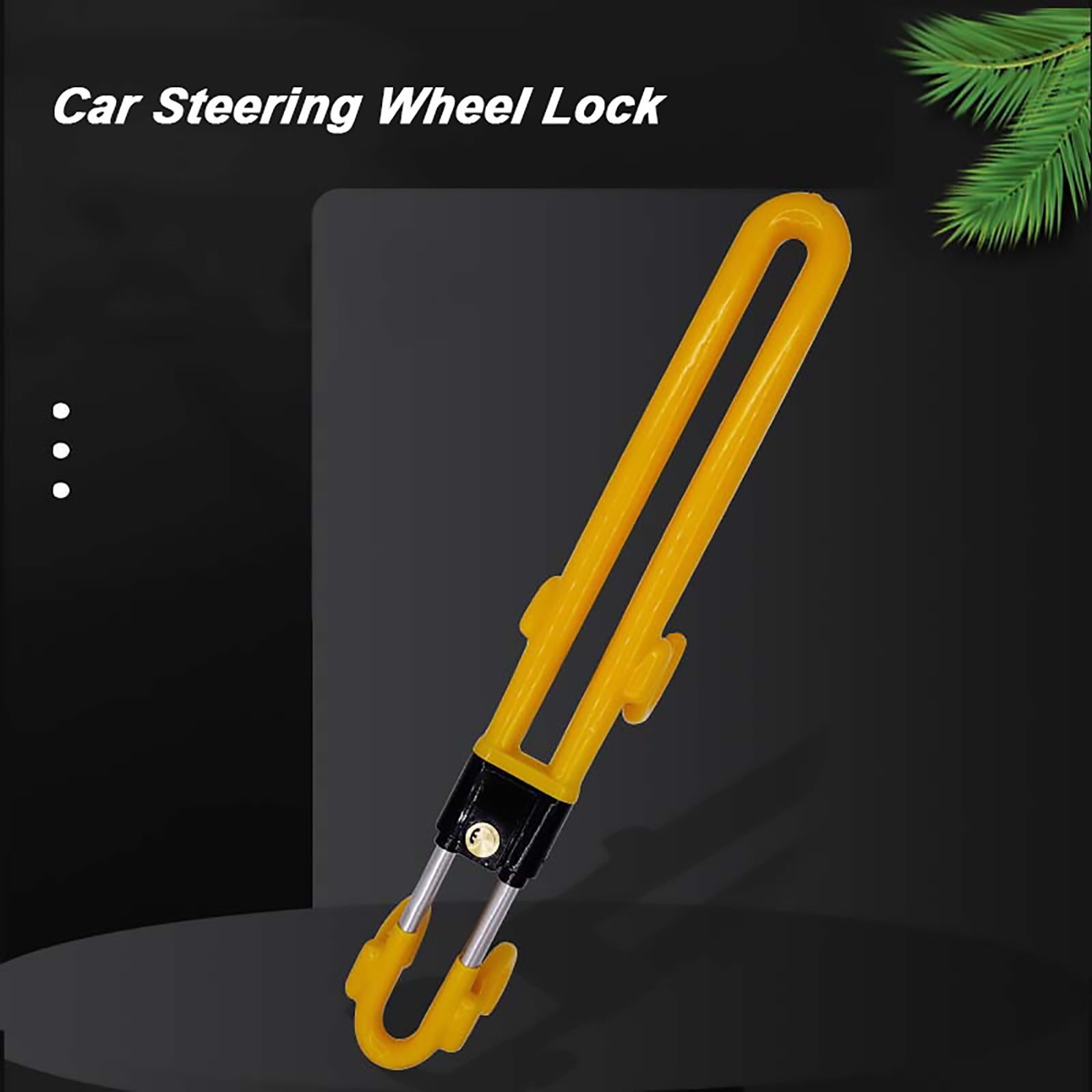 Steering Wheel Security Lock, Portable Retractable Car Lock, Liftable ...