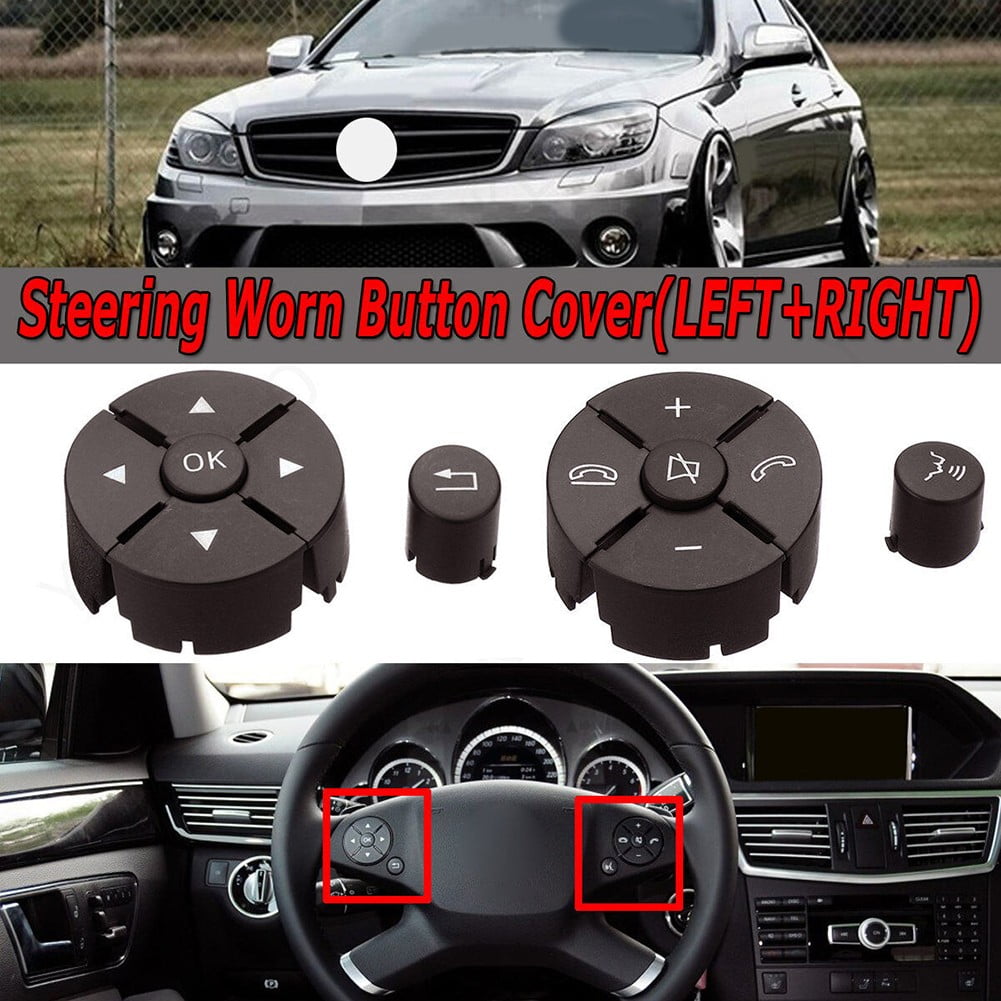 Steering Wheel Switch Button Brown For Mercedes W204 W212 C200 E260 ...