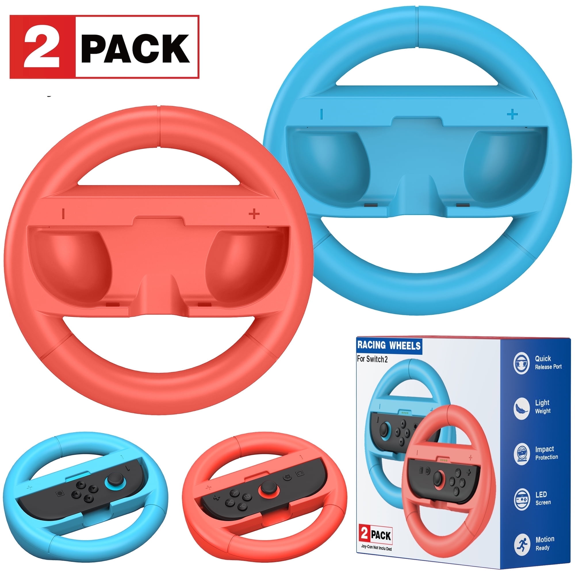 Steering Wheels for Nintendo Switch 2 (2025), Racing Wheels for NS2 ...