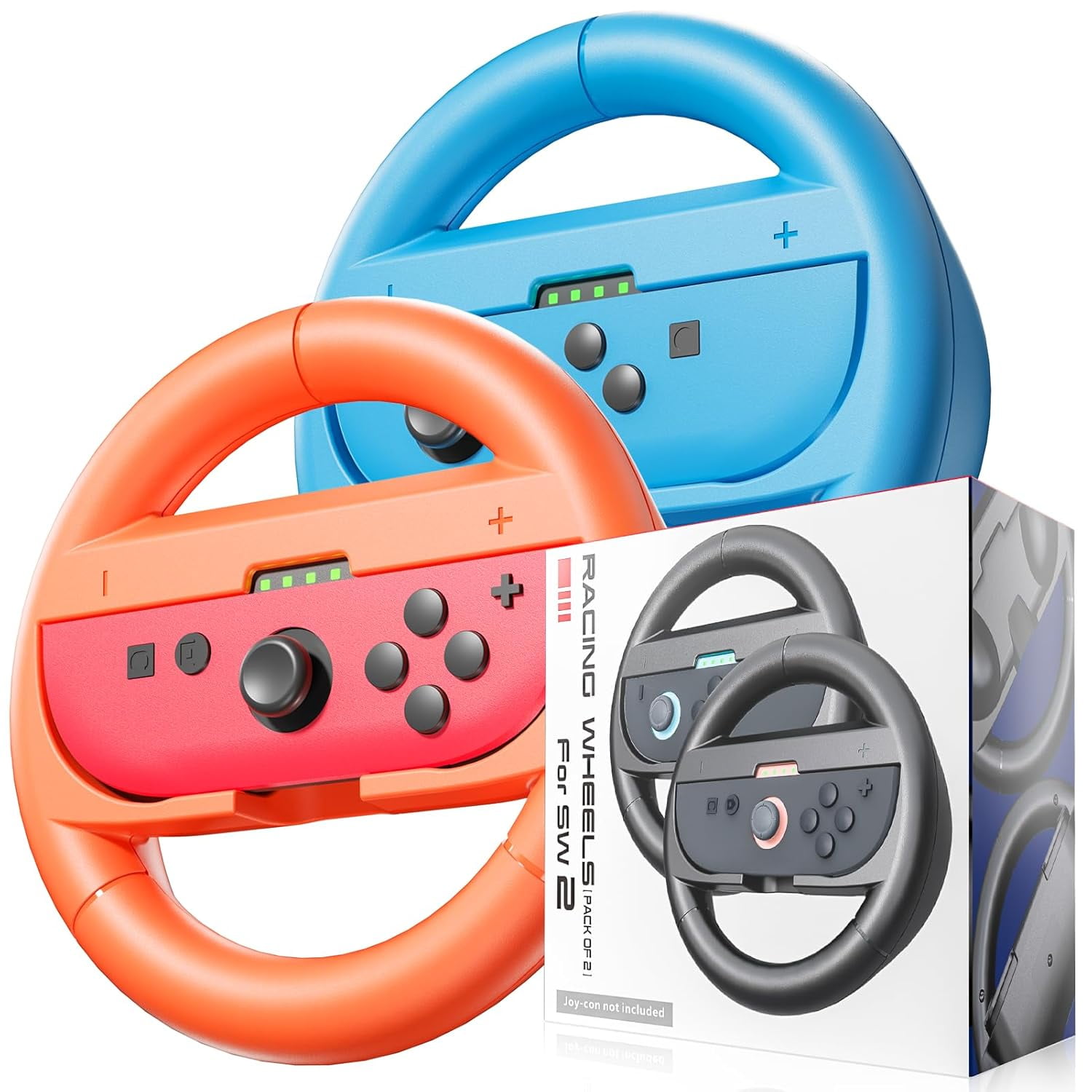 Steering Wheels for NS Switch 2 2025 JoyCons, Racing Wheels for Racing ...