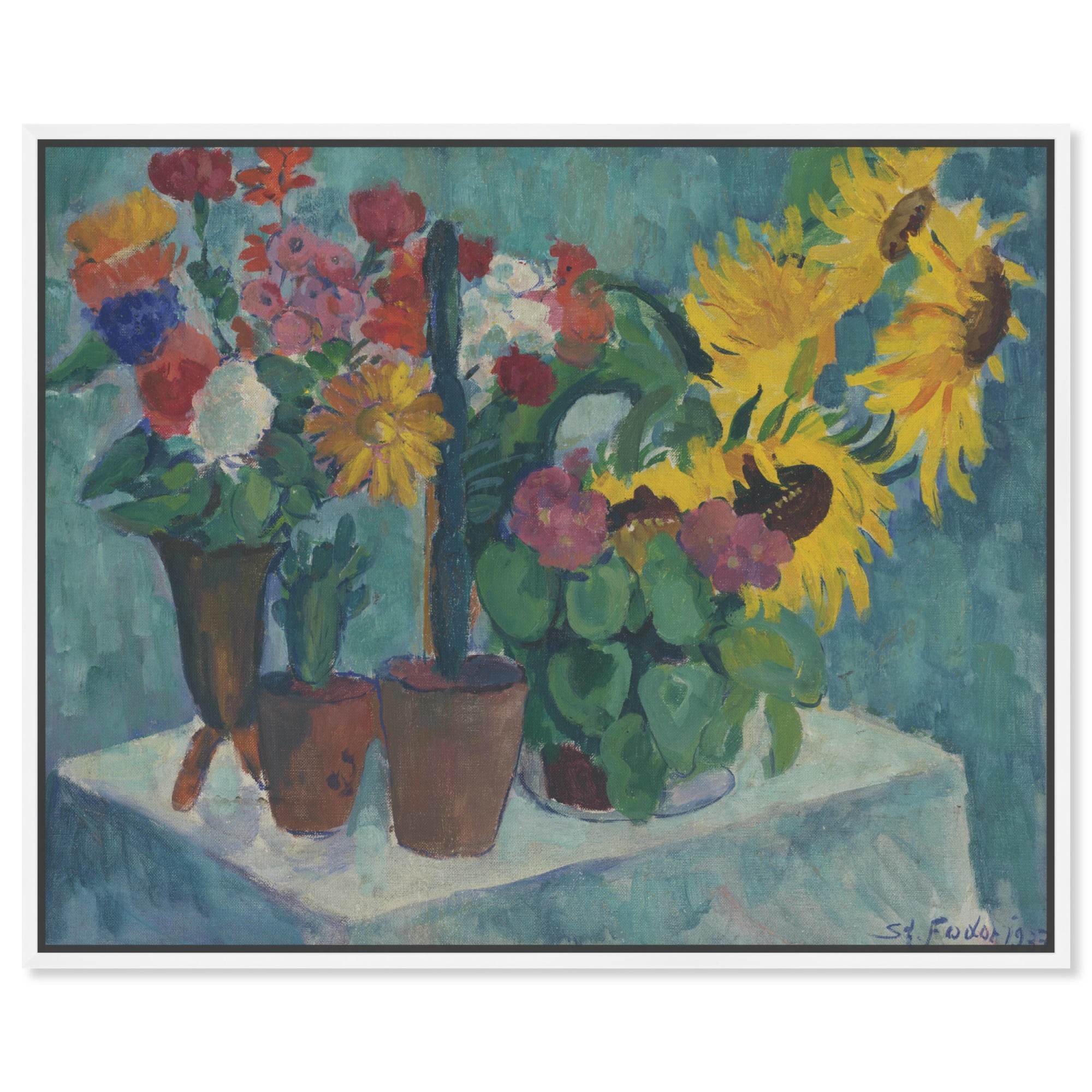 Stefan Fodor - Still Life Canvas Vintage Farmhouse Wall Art by Art ...