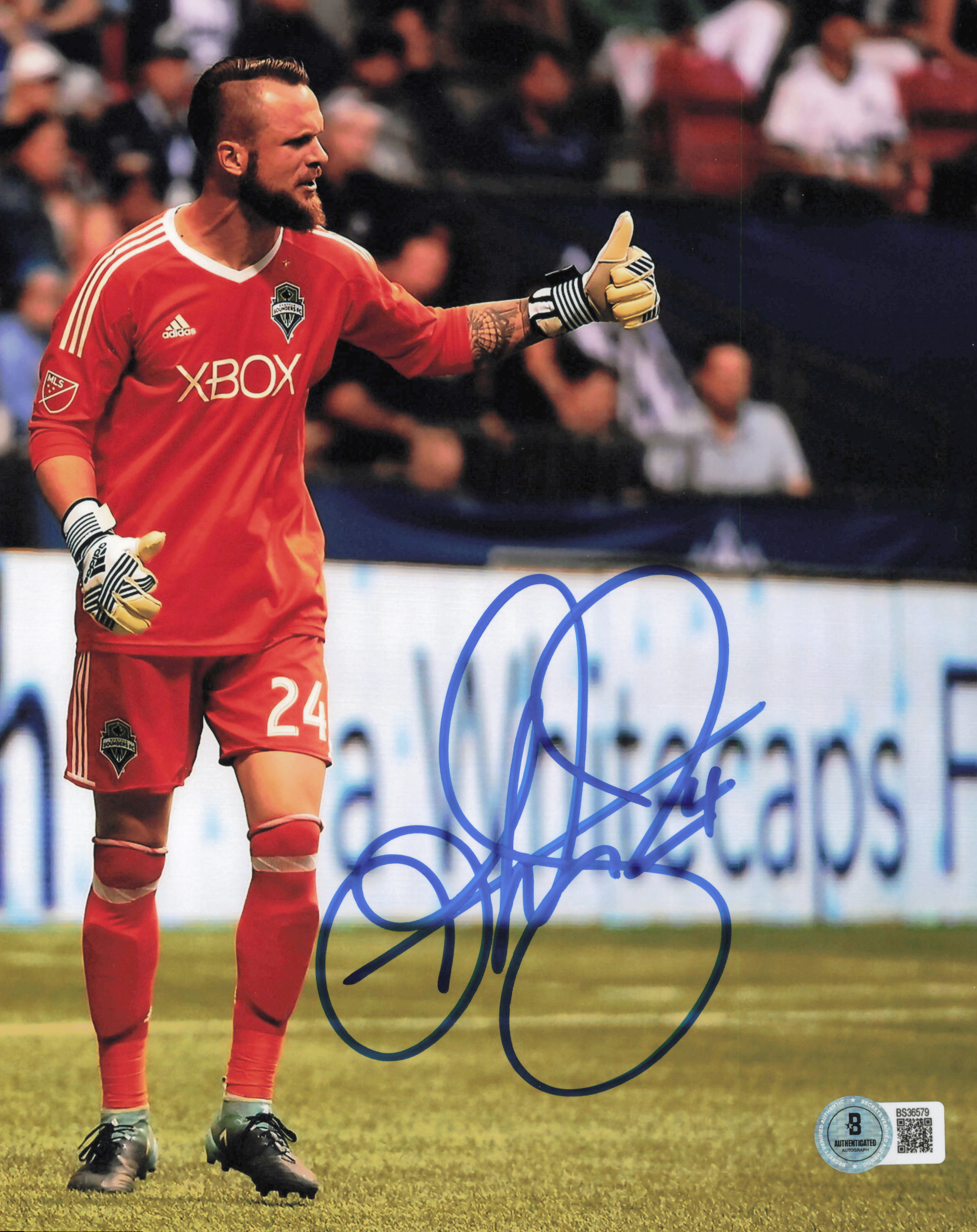 Stefan Frei Autographed 8x10 Photo Seattle Sounders Beckett BAS QR # ...