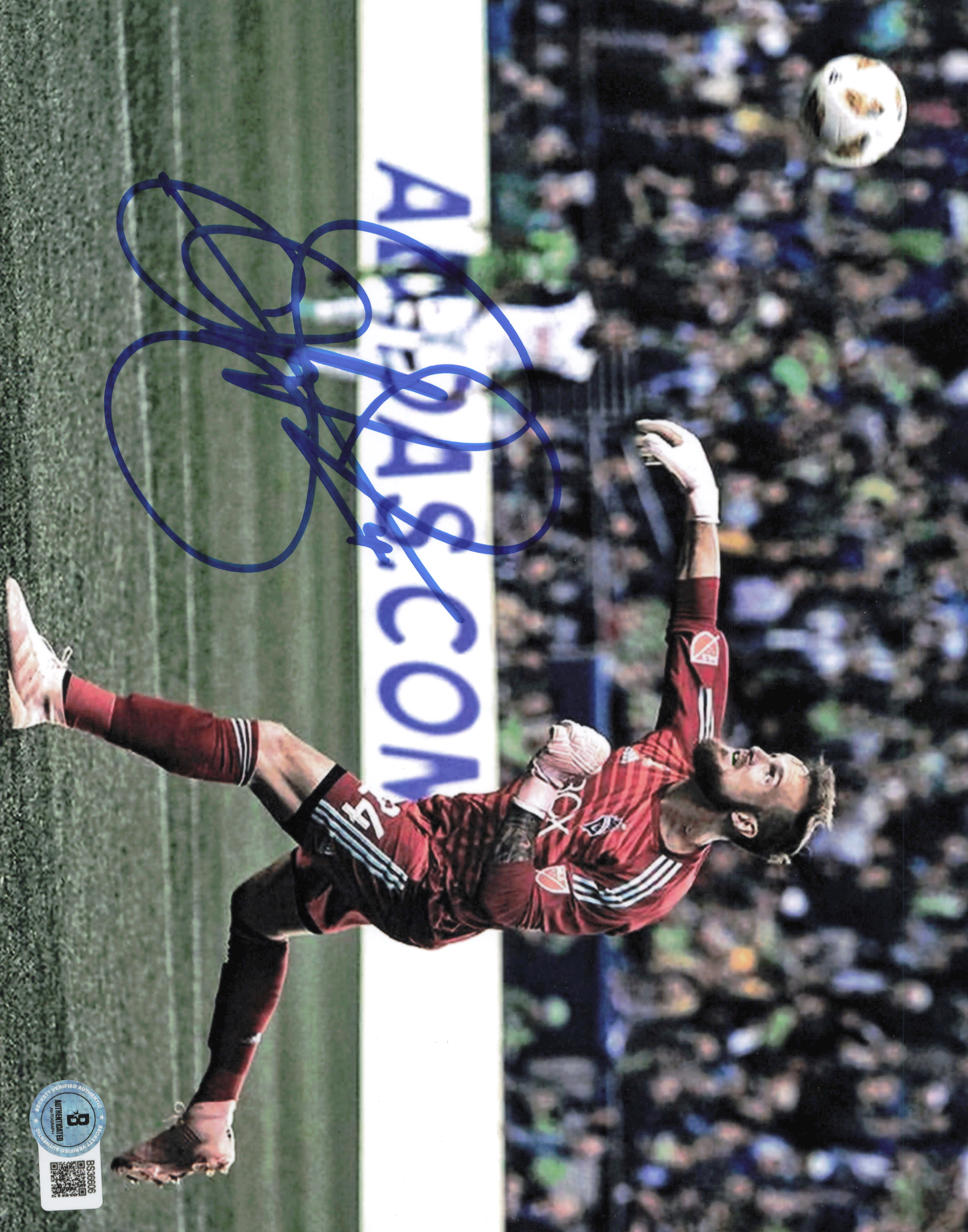 Stefan Frei Autographed 8x10 Photo Seattle Sounders Beckett BAS QR # ...