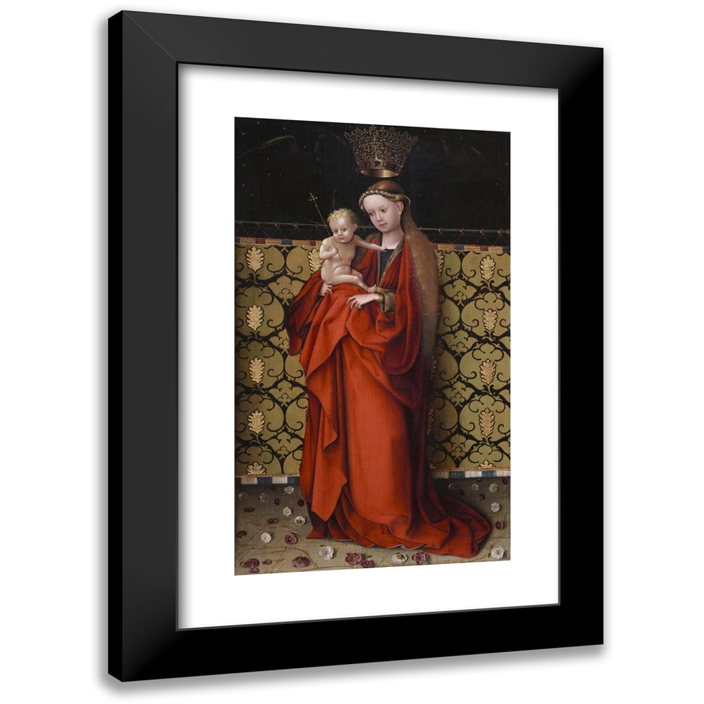 Stefan Lochner 10x14 Black Modern Framed Museum Art Print Titled - The ...
