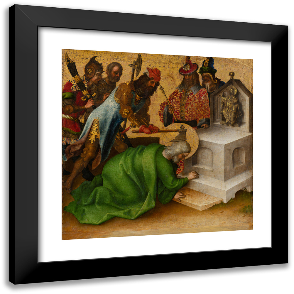 Stefan Lochner 15x15 Black Modern Framed Museum Art Print Titled ...