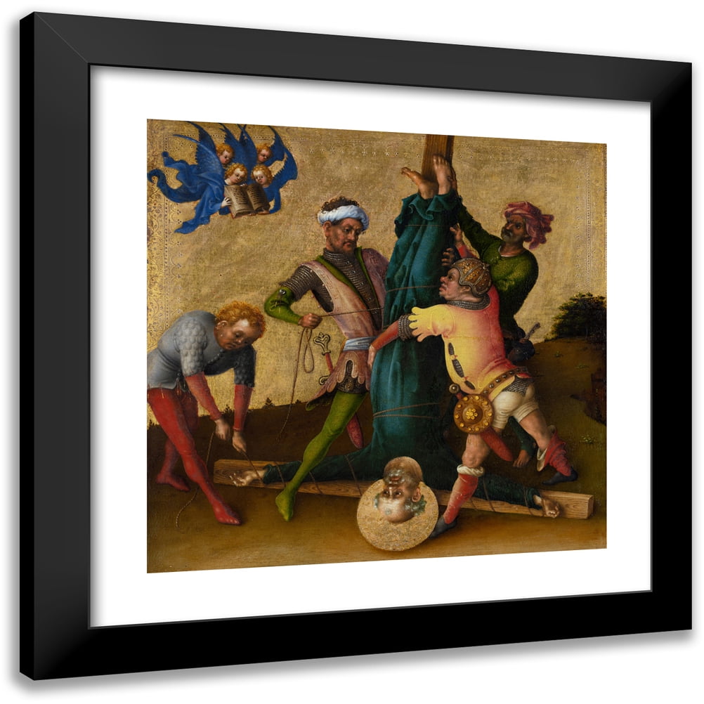 Stefan Lochner 15x15 Black Modern Framed Museum Art Print Titled ...