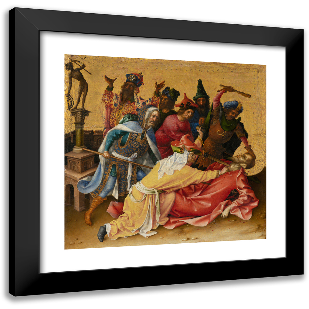 Stefan Lochner 15x15 Black Modern Framed Museum Art Print Titled ...