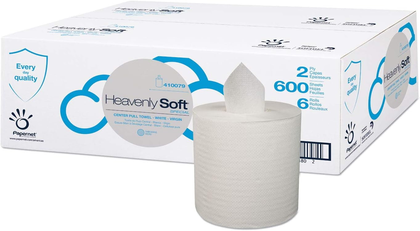 Stefco 600 Sheet Center Pull Dispenser Cleaning Towel, 7.60" x 8 ...