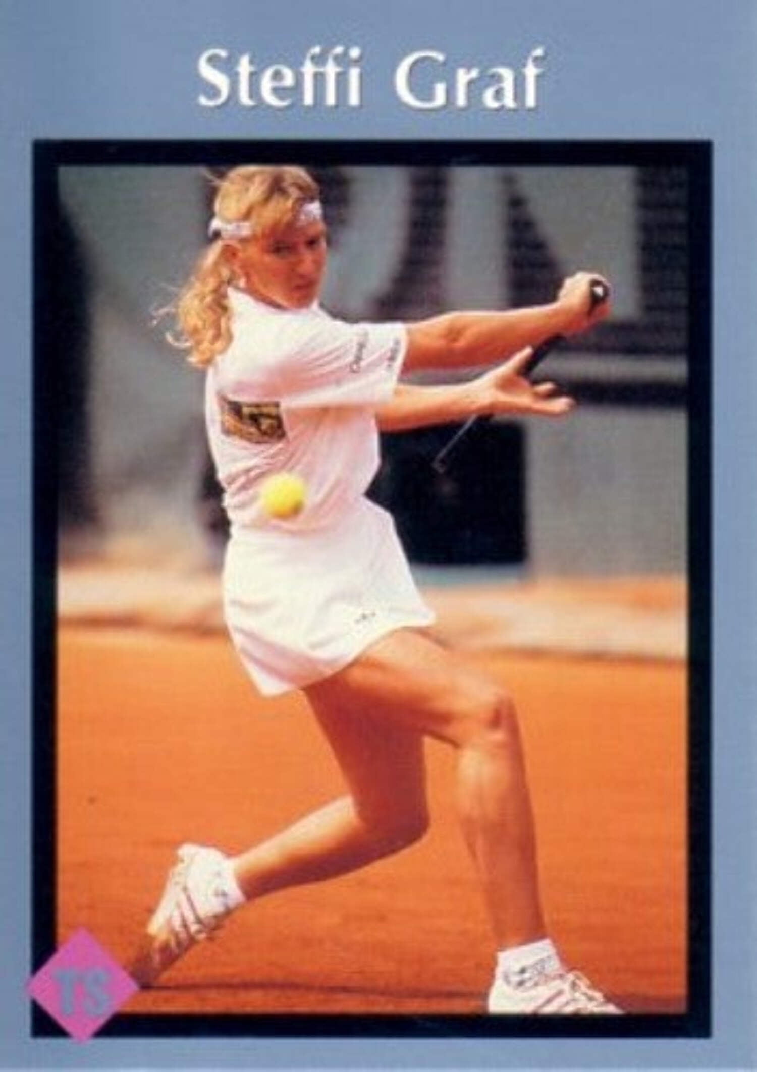 Steffi Graf 1991 Tuff Stuff Jr. tennis card - Walmart.com