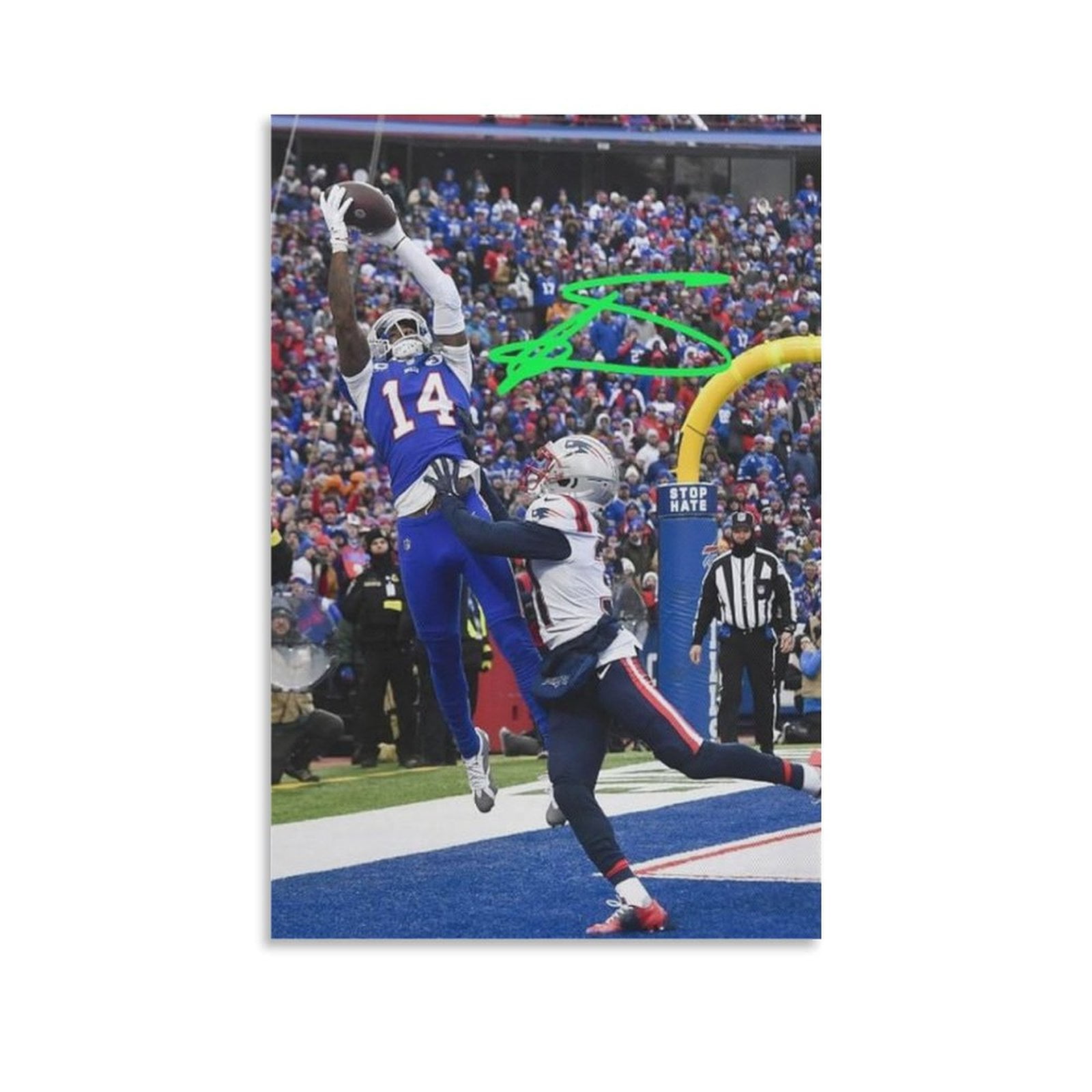 Stefon Diggs Canvas Poster Room Aesthetic Poster Print Art Wall ...
