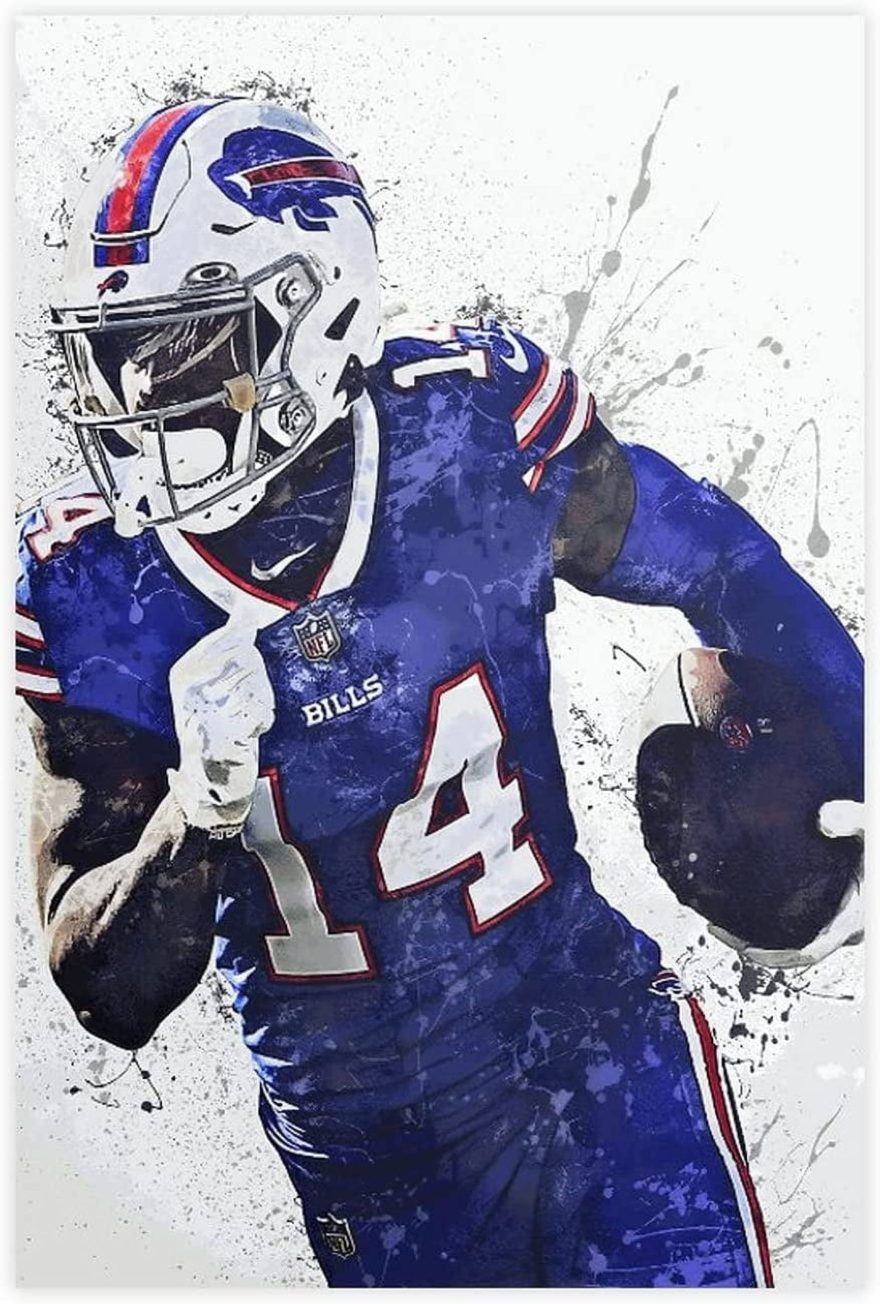 Stefon Diggs Poster Sports Star Canvas Poster Bedroom Decor Sports ...