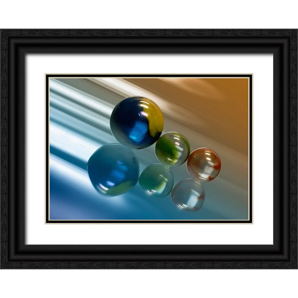 Steger, Uwe 18x14 Black Ornate Wood Framed with Double Matting Museum ...