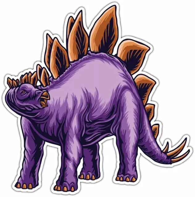 Stegosaurus Dinosaur Creature Reptile Car Window Stickerphone Decal ...