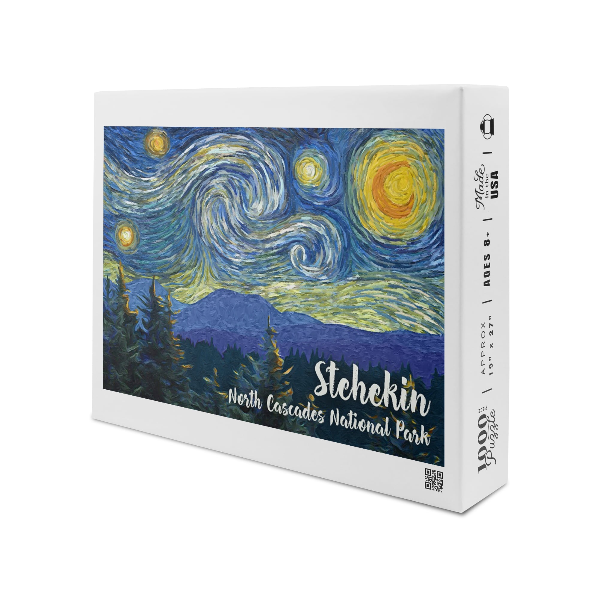 Stehekin, North Cascades National Park, Washington, Starry Night (1000 Piece Puzzle, Size 19x27 ...
