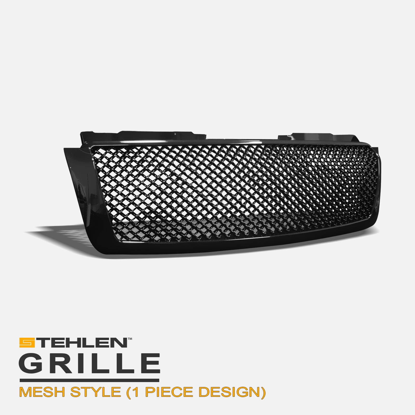 Stehlen Black Mesh Front Hood Bumper Grille for 2007-2013 Chevy ...