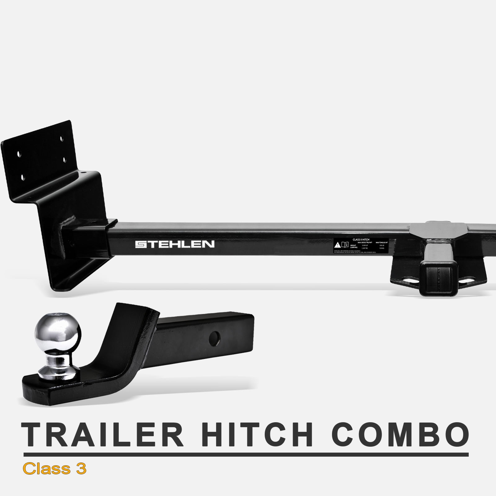 Stehlen 733469492344 Universal Class 3 Trailer Hitch Receiver 2" with ...
