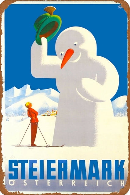 Steiermark Styria Osterreich Austria Vintage Travel Advertisement Print ...