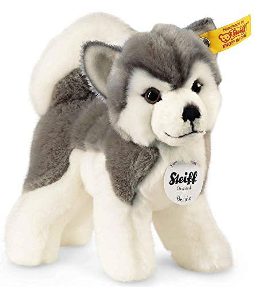Steiff Bernie Husky Plush, Grey/White - Walmart.com