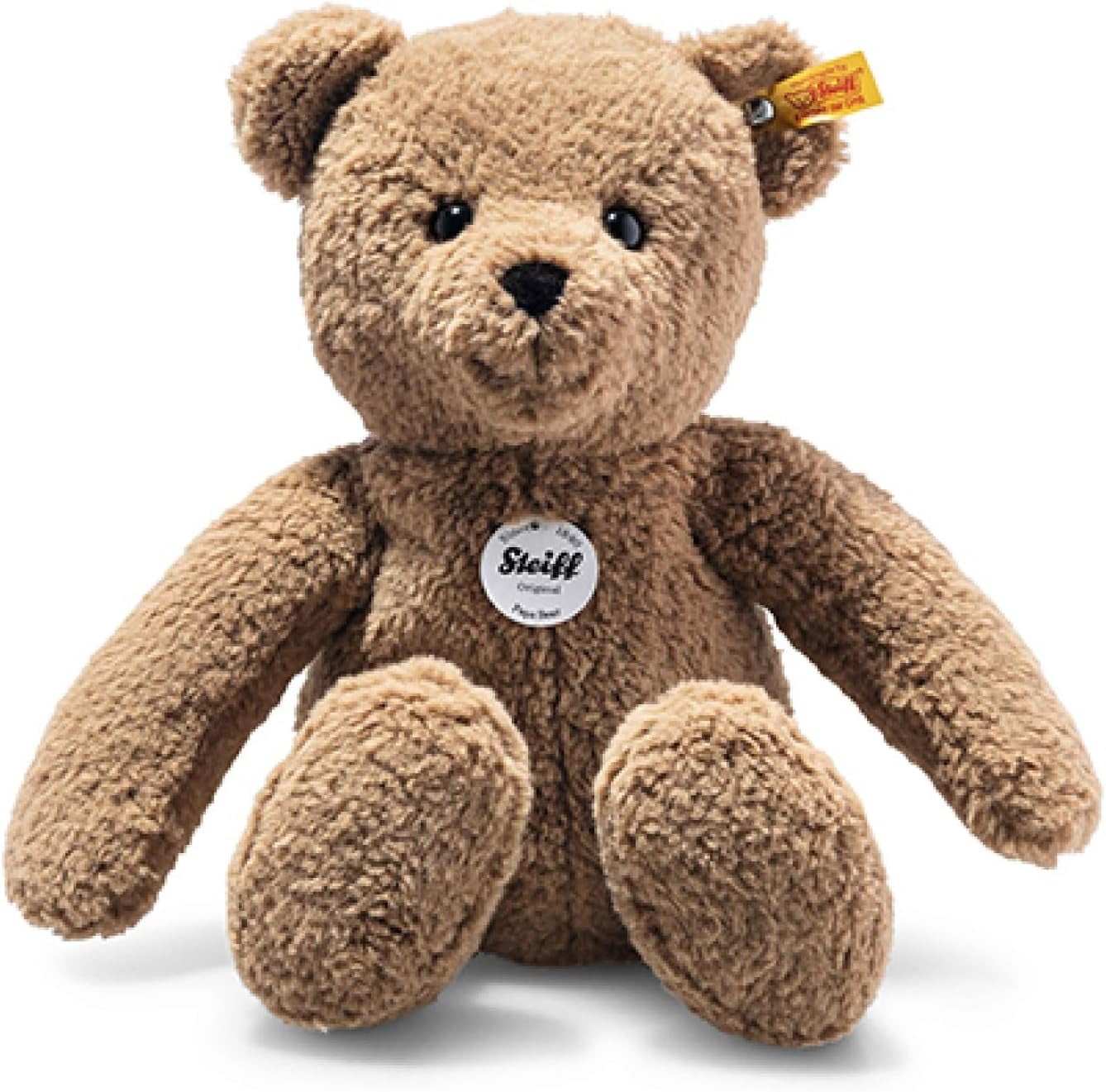 Steiff Teddy Bear Papa, Brown, Premium Stuffed Animal Plush, Medium ...