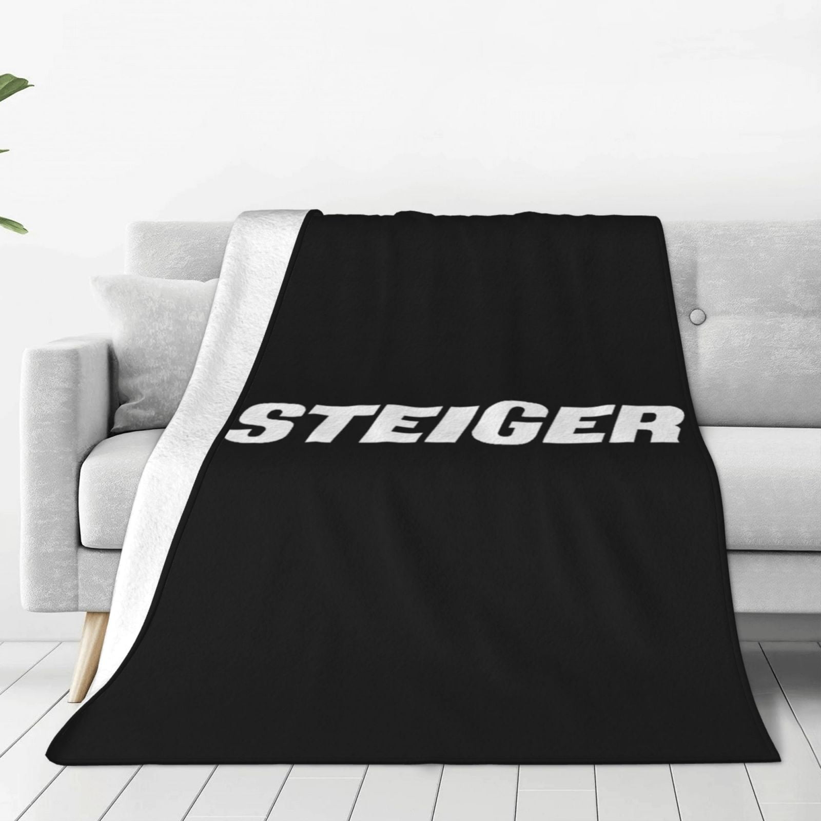 Steiger Logo Bed Blanket Fleece Throw Blankets Sofa Plush Soft Blankets ...