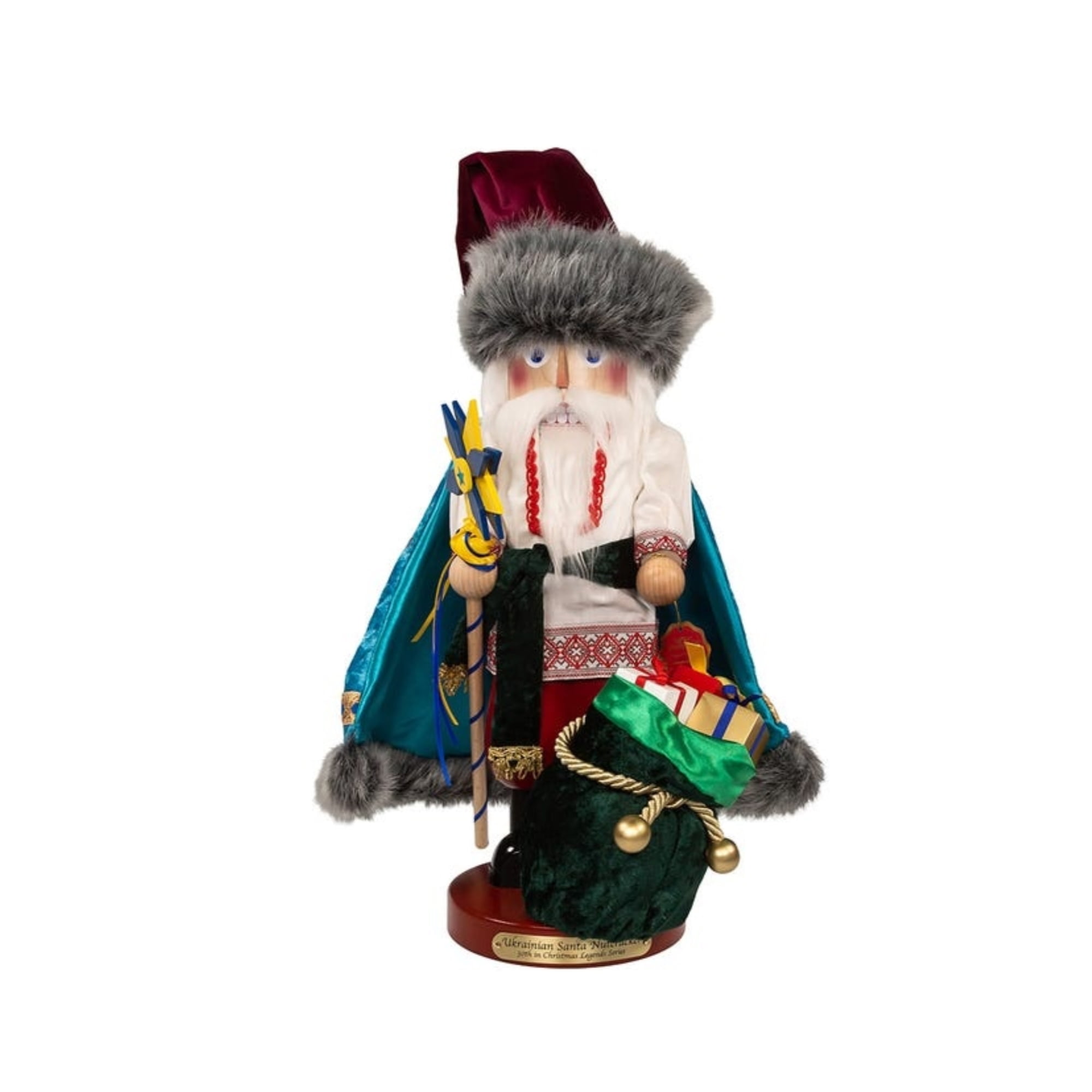 Kurt Adler Steinbach German Ukrainian Star Santa Nutcracker, 17 Inches ...