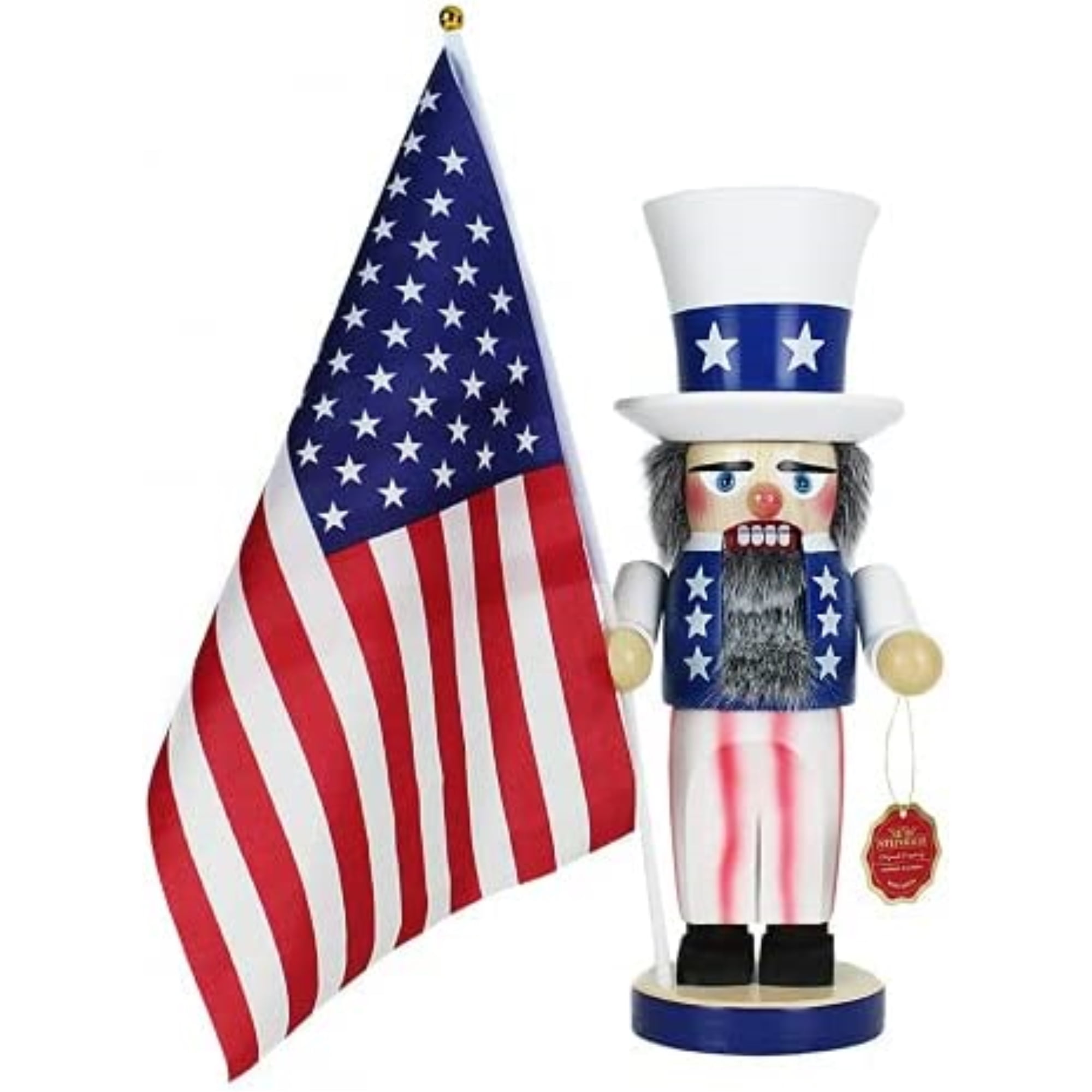 Steinbach Chubby Nutcracker Collection, Uncle Sam , 12" - Walmart ...
