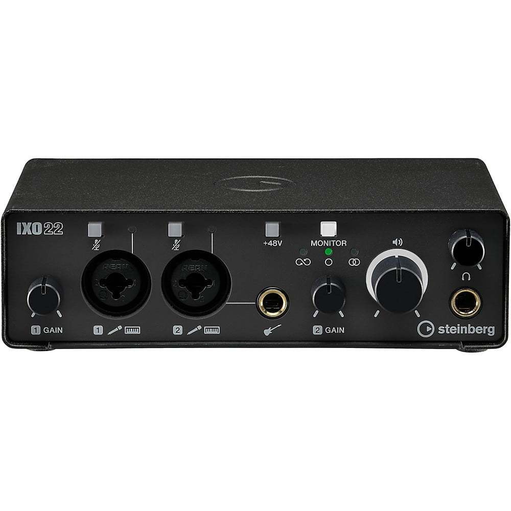 Steinberg IXO22 Audio Interface with Two Mic Preamps Black - Walmart.com
