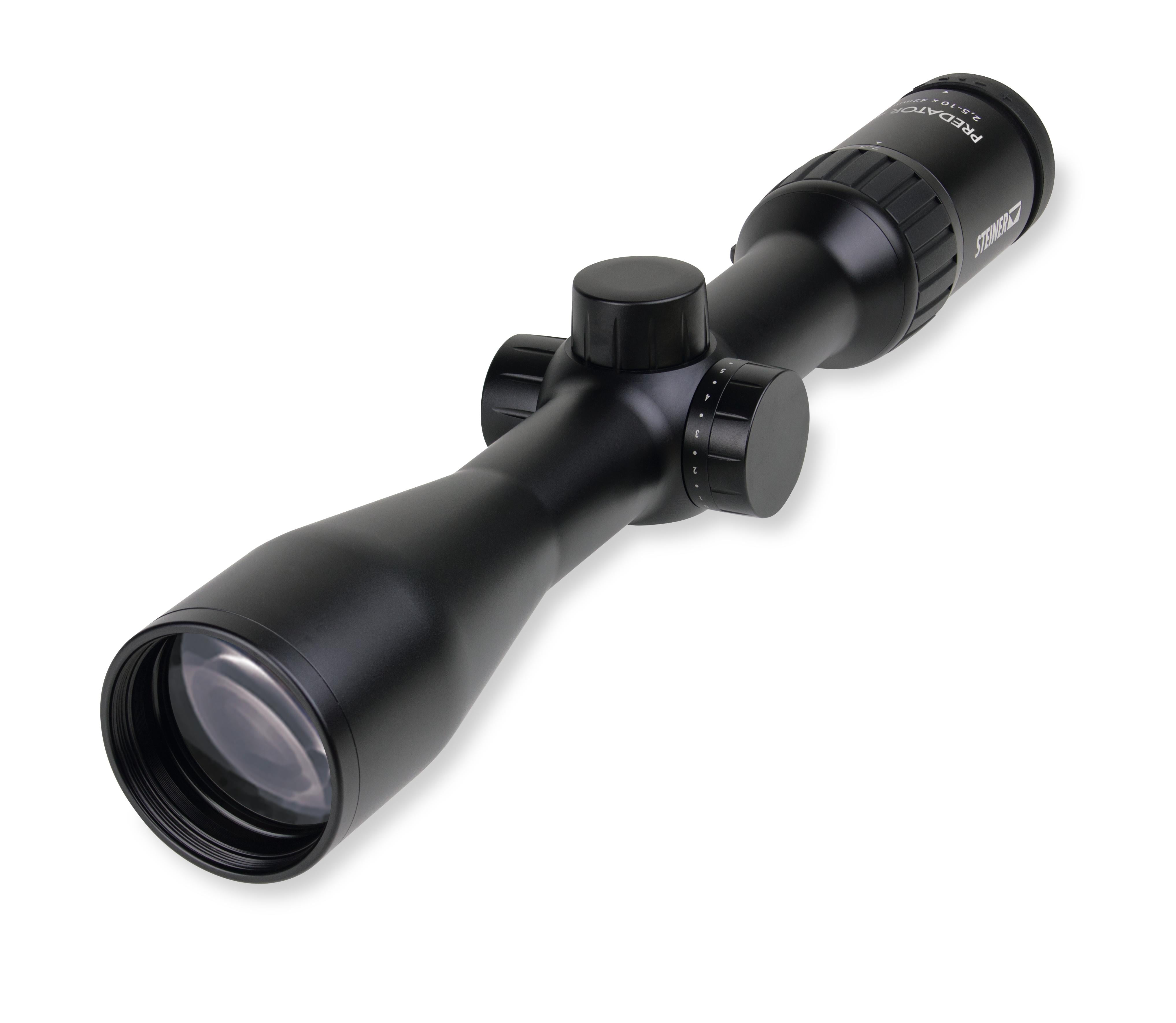 Steiner Optics Predator 4 2.5-10 x 42 E3 Reticle Riflescope and Sight ...
