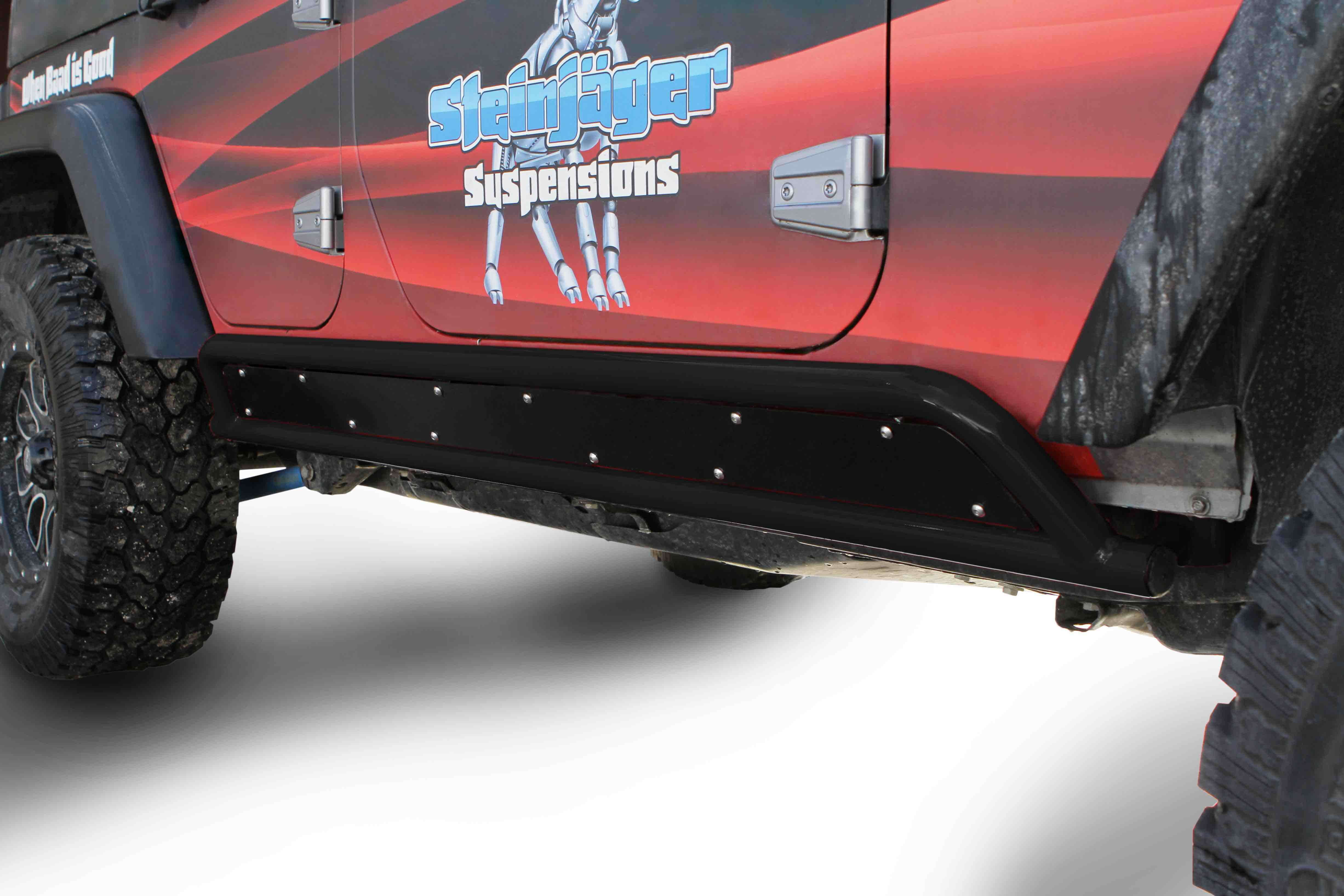 Steinjäger Armor Wrangler JK 2007-2018 Rock Sliders Phantom Frame for 4 ...