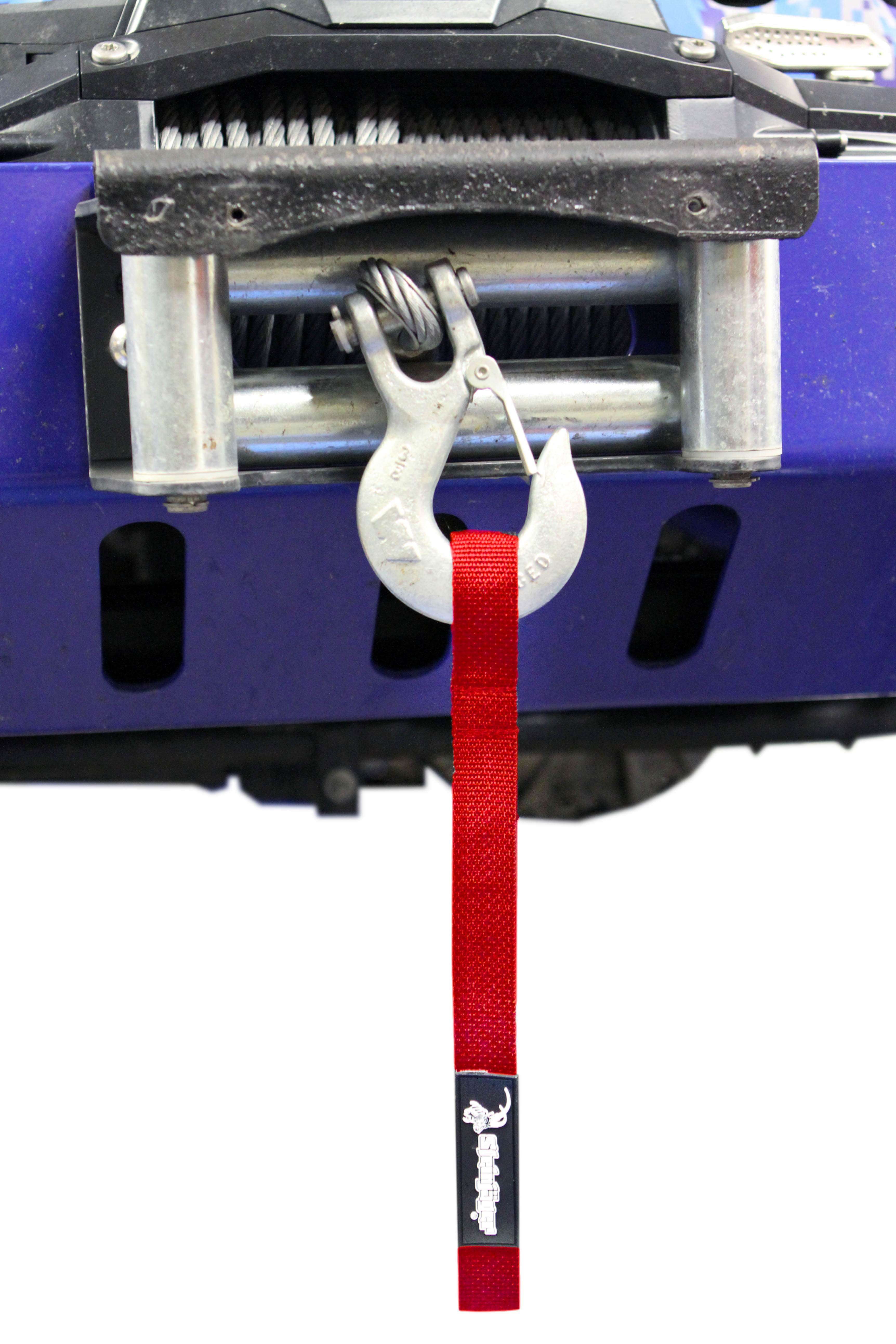 Steinjäger Recovery and Towing Wrangler JK 2007-2018 Winch Hook Strap Red - Walmart.com