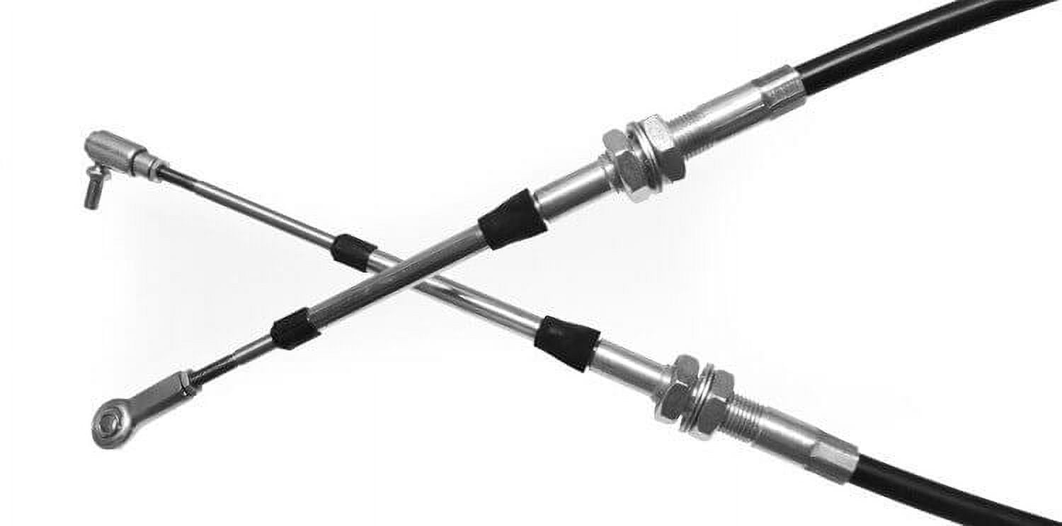 Steinjäger Shifter Cables, Push-Pull 1/4-28 46 Inches Long Bulkhead ...