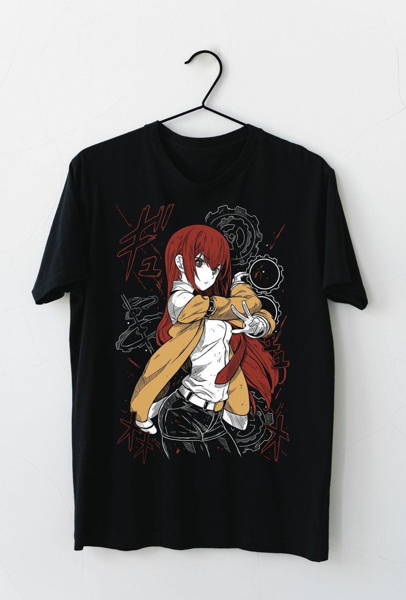 Steins Gate Kurisu Makise Anime T-Shirt, Steins Gate Shirt, Kurisu ...