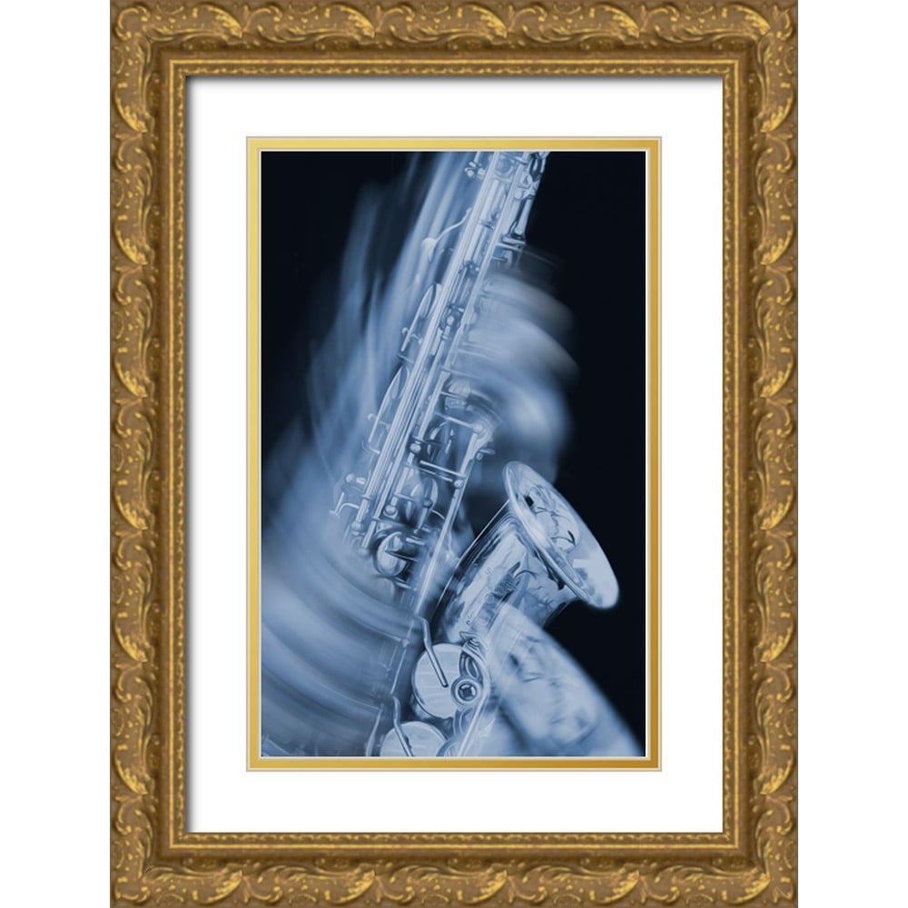 Stelfox, Norm 10x14 Gold Ornate Wood Framed with Double Matting Museum ...